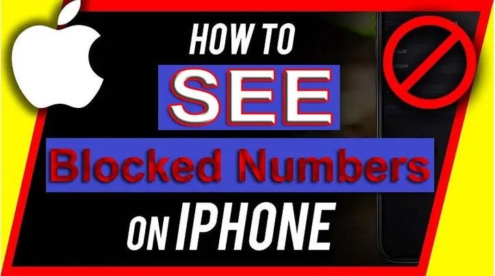 How to See Blocked Numbers on iPhone? Easier 4 Ways!! | by ...