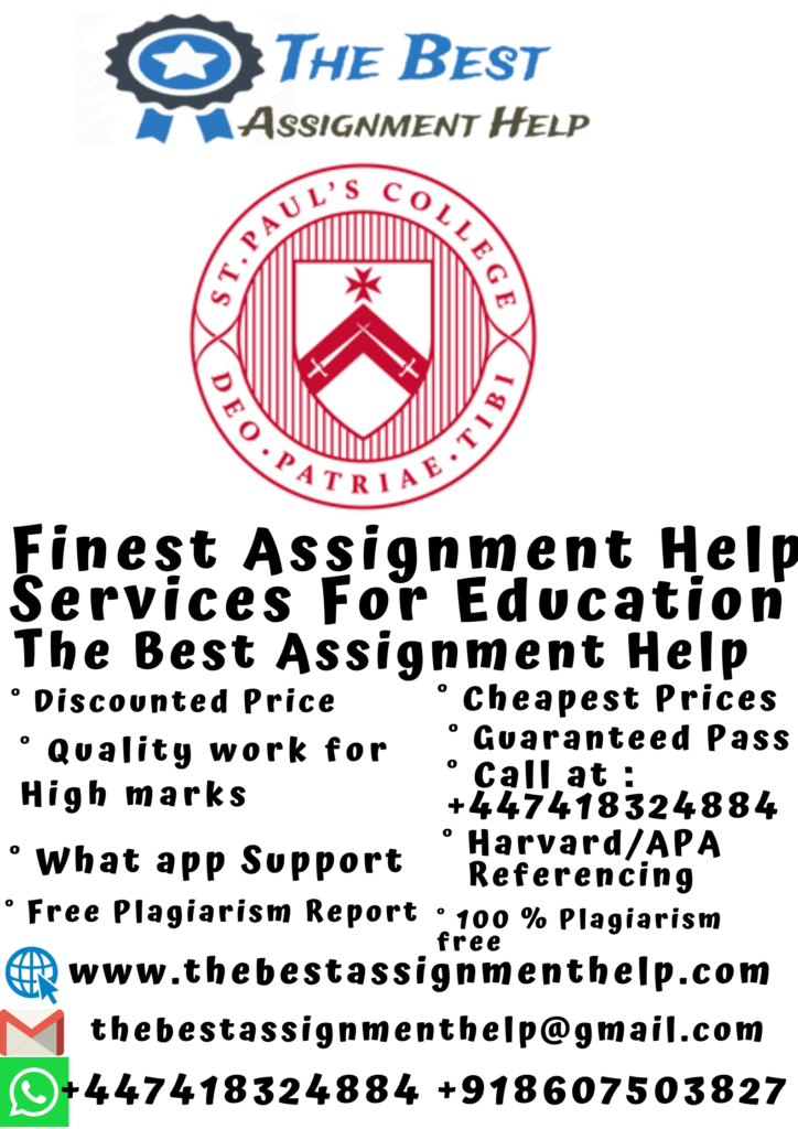St Pauls College Assignment Help By The Best Assignment Help Medium 7726
