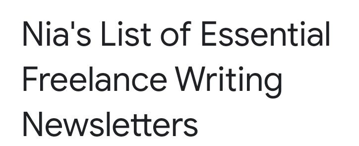 6 Newsletters that are Essential Reading for Freelance Writers | by Nia ...