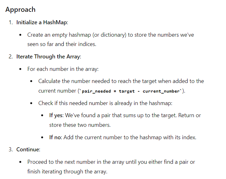 Two Sum Problem. HashMap /Dictionary Solution | by Shairal Sharma | Aug ...