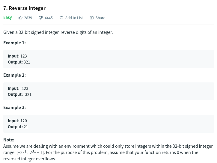 刷題練習 => leetcode-7. 使用語言：Ruby | by ck100pro | ck100pro | Medium