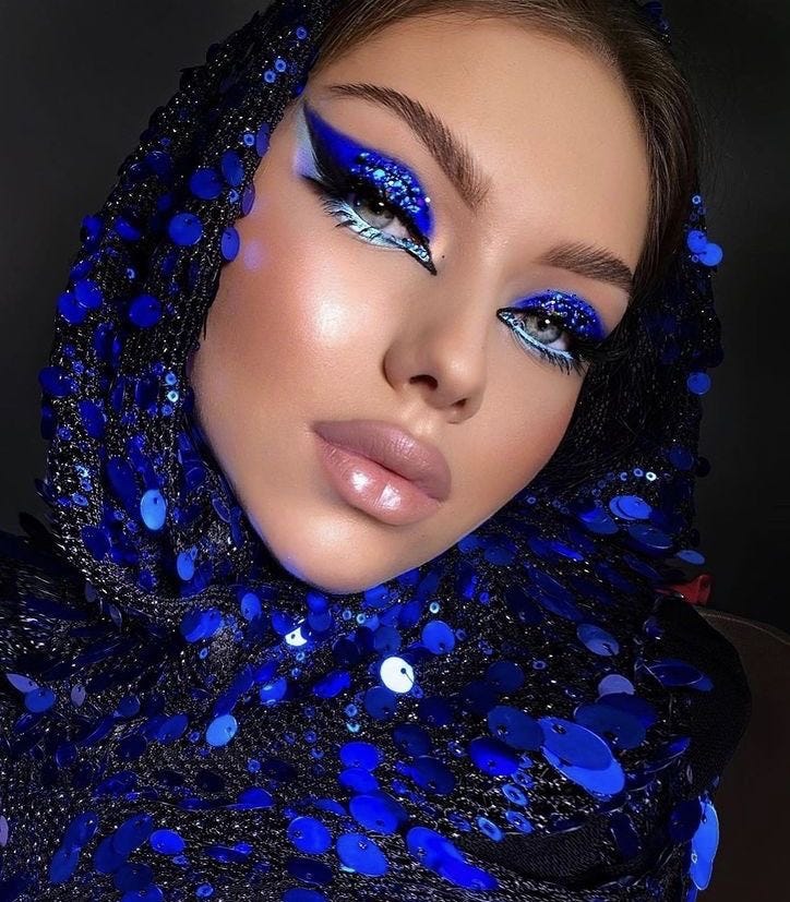 Discover Glamorous Blue Makeup Looks — A Chic Style Guide | by ...