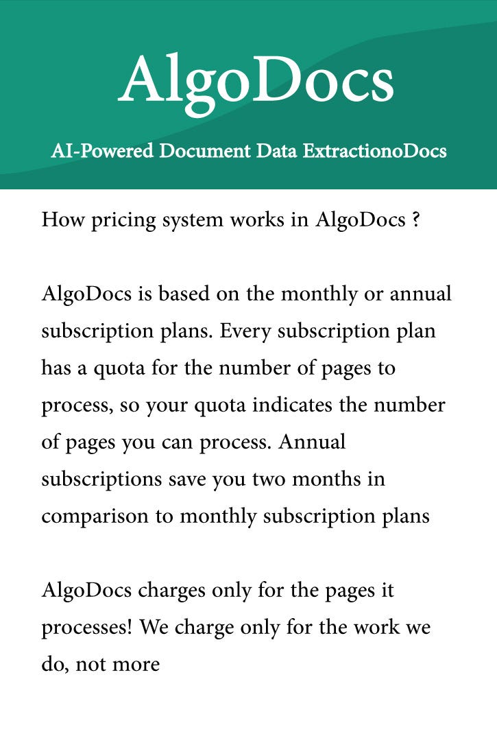 Algodocs Pricing Explained Find The Right Plan For You Algodocs Medium