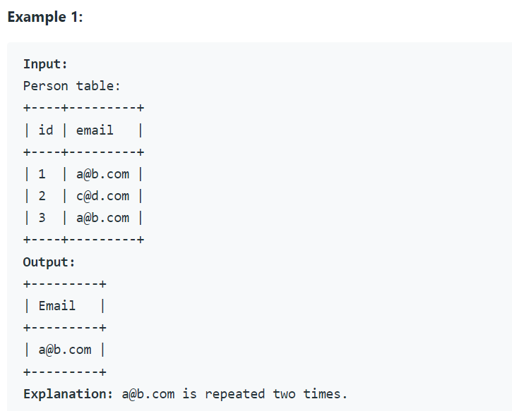 Mysql — Leetcode解題 Duplicate Emails Jason Shiu Medium