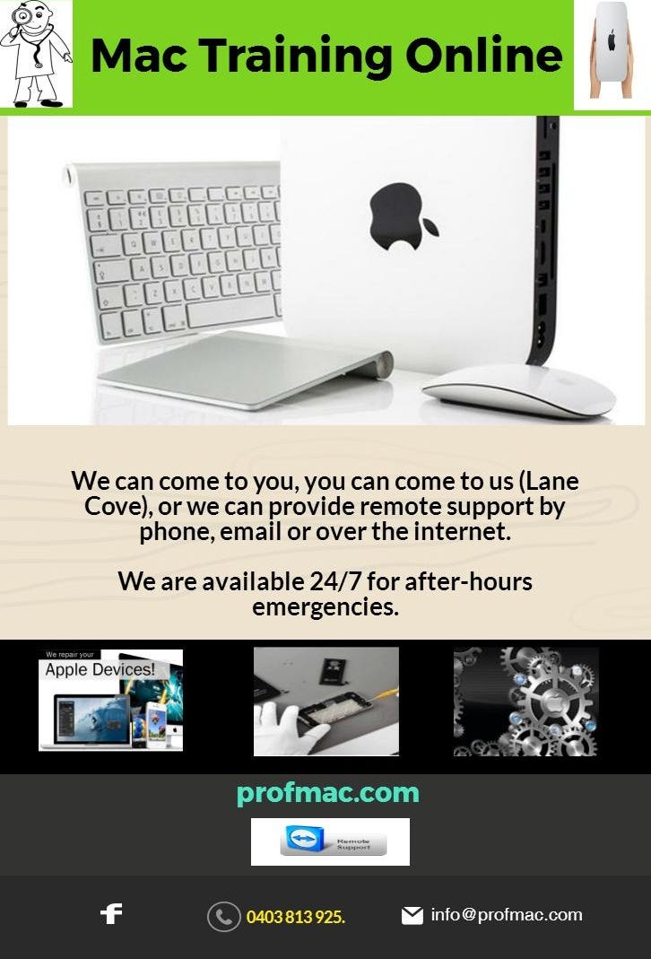 Mac Training Online. We can come to you, you can come to us… | by ...