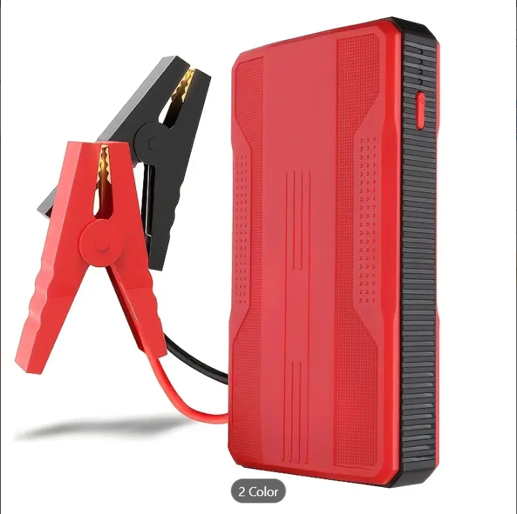 1pc Compact 26.64Wh Jump Starter & Power Bank — Emergency Car Boost For ...