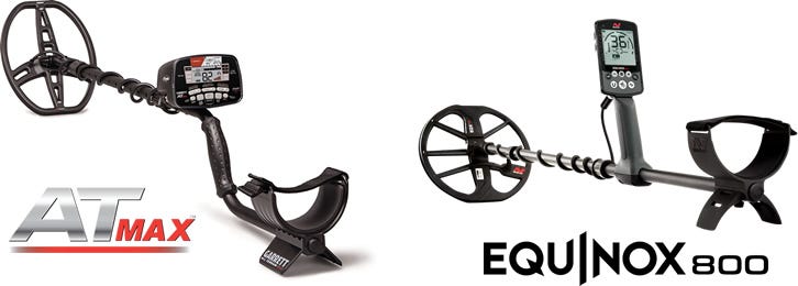 Comparing the Garrett AT MAX to the Minelab Equinox 800 | by Jon Burgess DetectorWarehouse | Medium