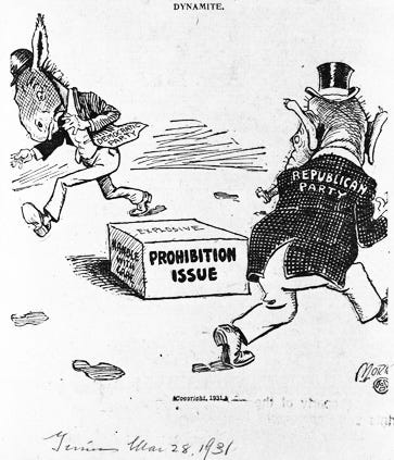 Prohibition Cartoon