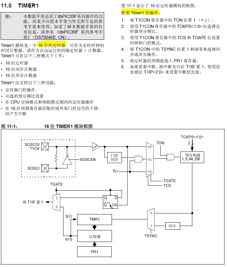 dsPIC33F Timer1 & Interrupt Setting - SLOWLY - Medium