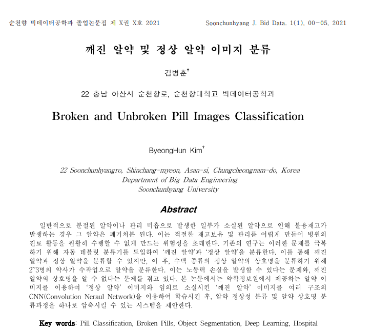 [Personal Project] Broken and Unbroken Pill Images Classification | by Byeonghun’s DL Blog ...