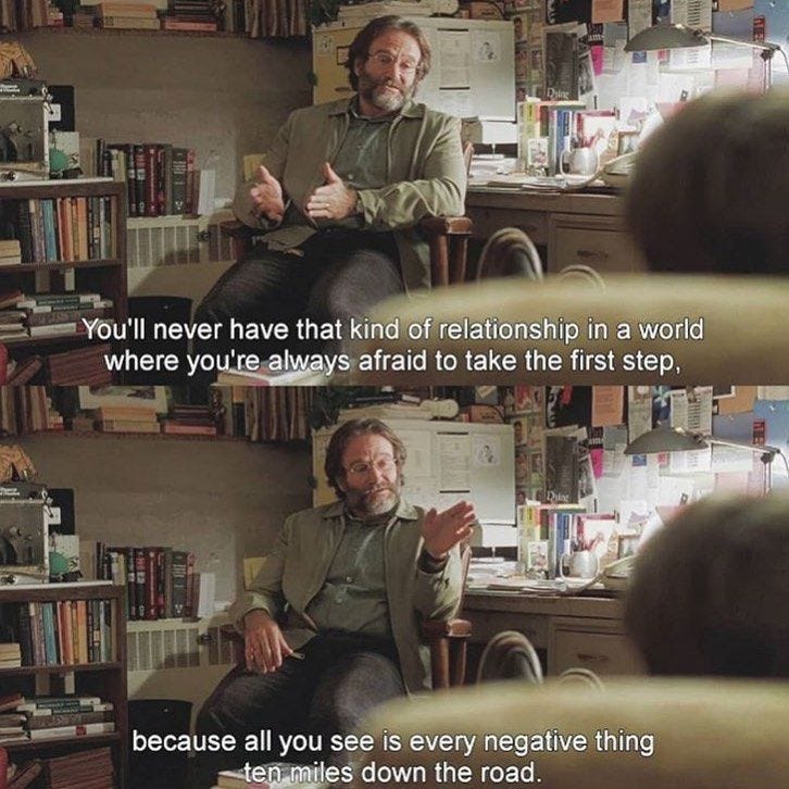 you’re afraid, aren’t you?. When fear dominates, it robs you of not ...