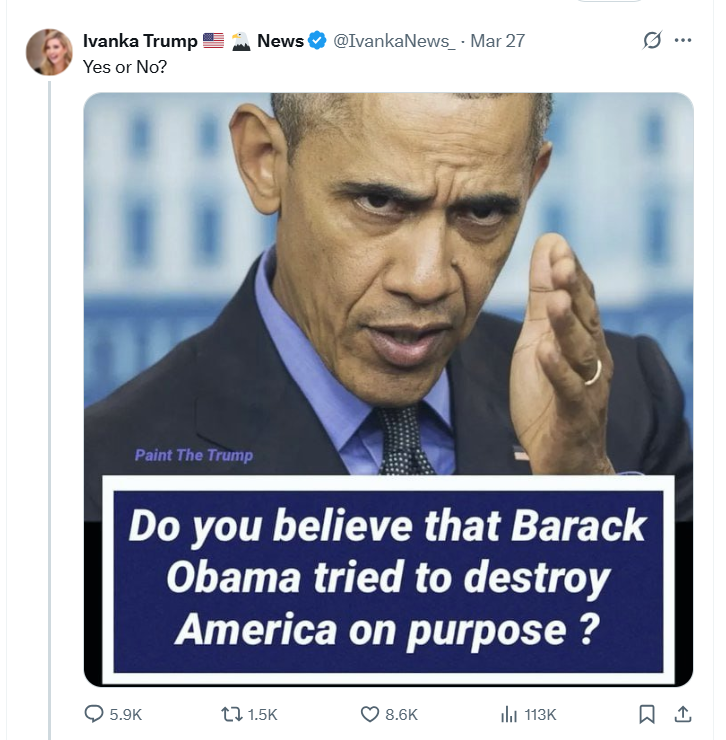 Conversations with Grok — 3. Did Barack Obama try to “destroy… | by ...
