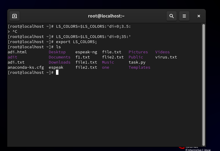 Enhancing Your Terminal Experience: Changing the Colours and Styles of Directories and Files ...