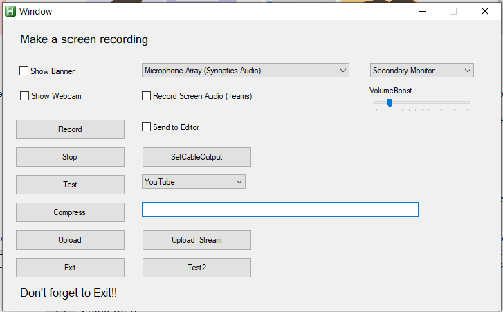 Using AutoHotKey as a UI for ffmpeg for screen recording and automatic uploading | by Steve de ...