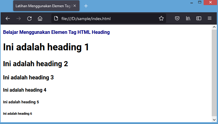 HTML — 4. Attributes and Block Elements | by Kurniadi | Medium