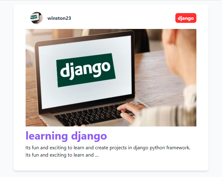 How to Add a Featured Image Feature to a Python, Django, and Tailwind CSS Blog Application ...