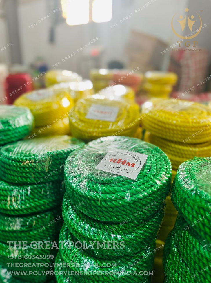 3 Strand HDPE Nylon Rope Manufacturing Company-THE GREAT POLYMERS ...