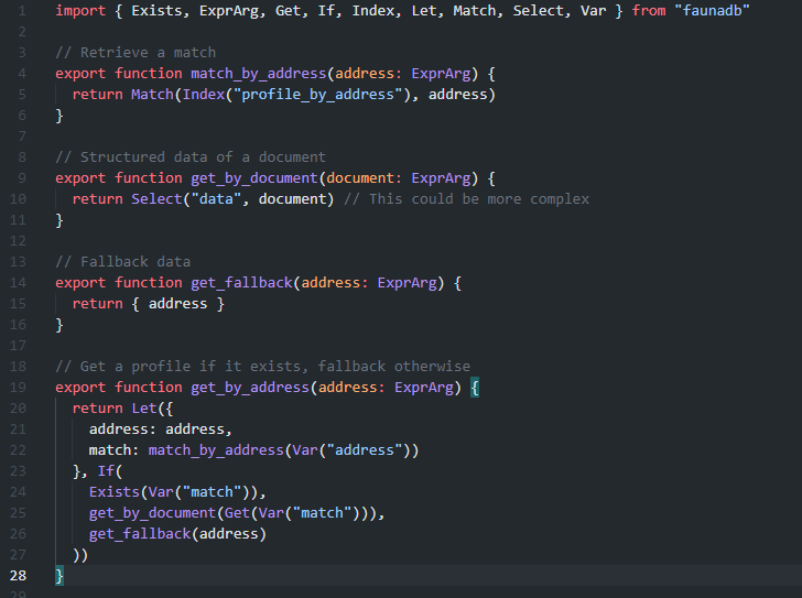 How to write FaunaDB’s FQL, the clean and scalable way | by Haz Æ 41 | Medium