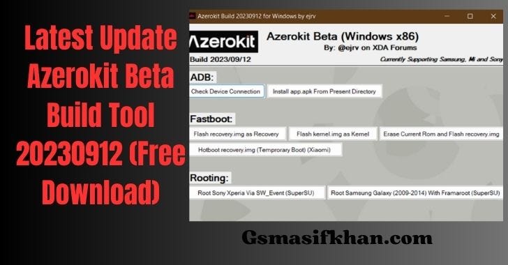 Latest Update Azerokit Beta Build Tool 20230912 (Free Download) | by ...
