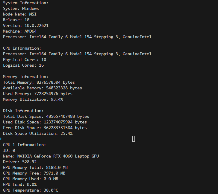 How to Get Your System Information Using Python Code | by Saranga Kumarapeli | Medium | Stackademic