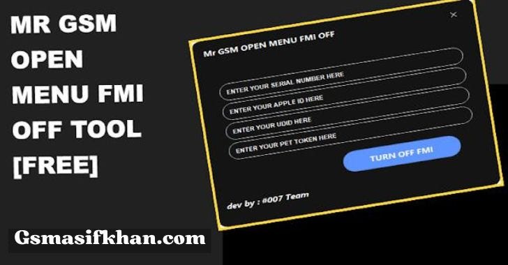 Free Download Mr GSM Open Menu FMI OFF Tool | by Ubaidmughal | Medium