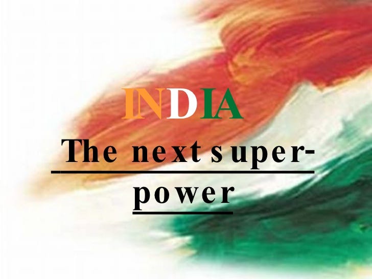 India :The next super power. Path to success for India | by Pankaj ...