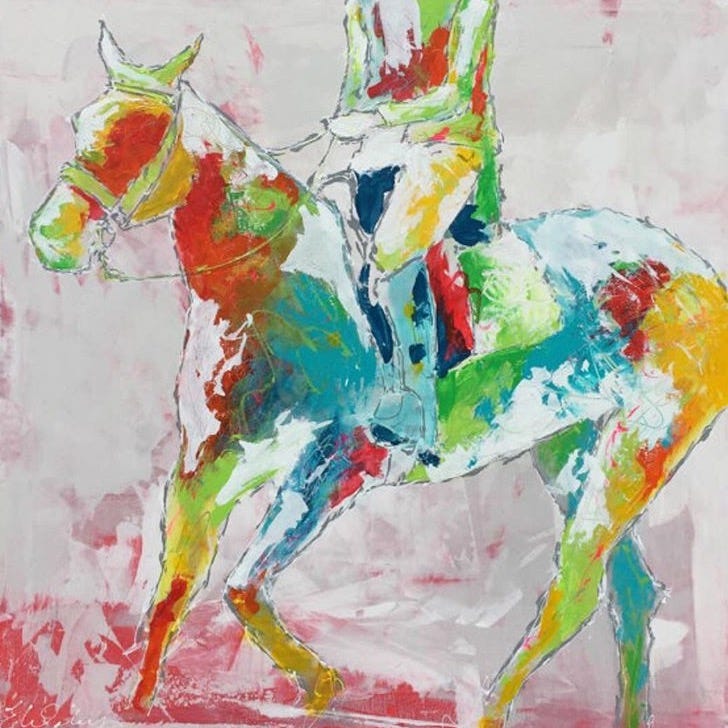 Liz Wiley. ‘My style is loose and free. There are… | by Joyce Ter Horst ...