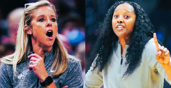 Christie Sides and Noelle Quinn argue angrily before sharing an embrace ...