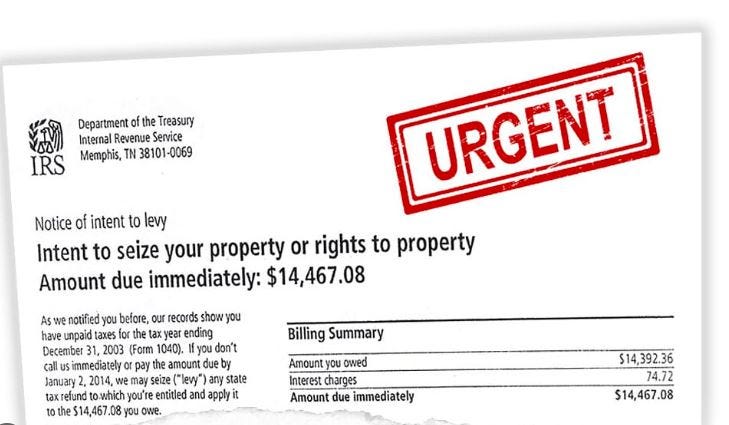 What is an IRS Levy and why should you care part 2 | by ...
