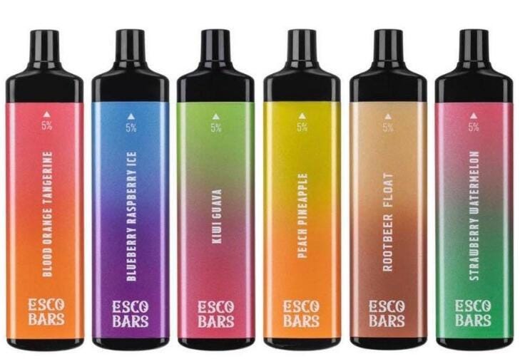 Esco Bar Mega Disposable Vape 5000 puffs Review | by Vfeel Simone | Medium