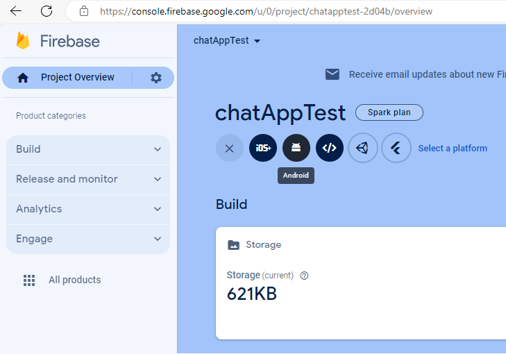 4. Alternative to Heroku — Setting up firebase to register and login users for Android and Web ...