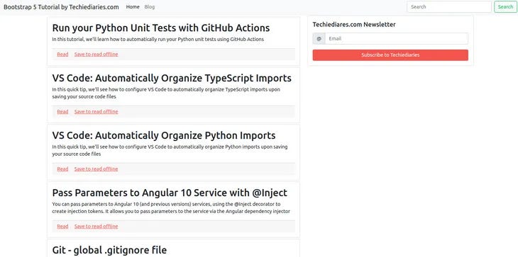 Bootstrap 5 with Sass and Gulp 4 Tutorial by Example | by WebTutPro | techiediaries.com | Medium