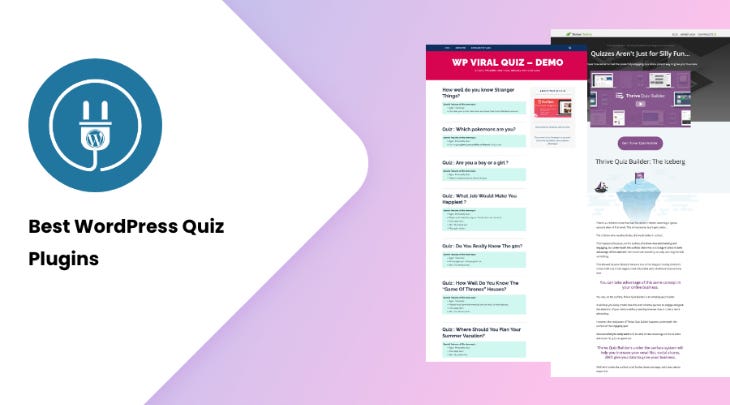 Top 5 WordPress Quiz Plugins To Elevate Your User Engagement | by ...