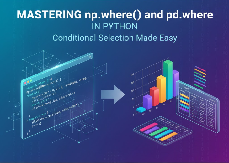 Mastering np.where() and pd.where() in Python: Conditional Selection Made Easy | by Dr. Shouke ...