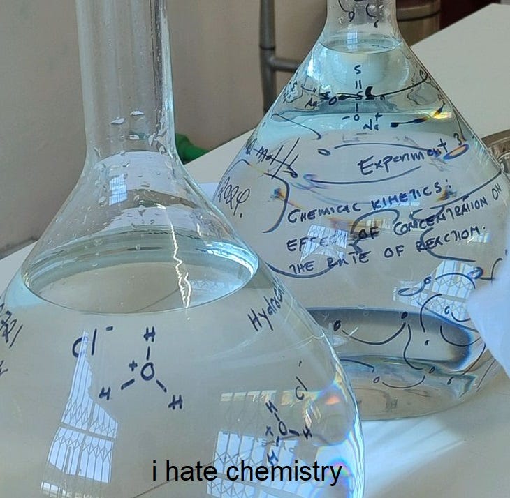 I Hate Chemistry. Because there’s always an exception. | by ocxi | Medium