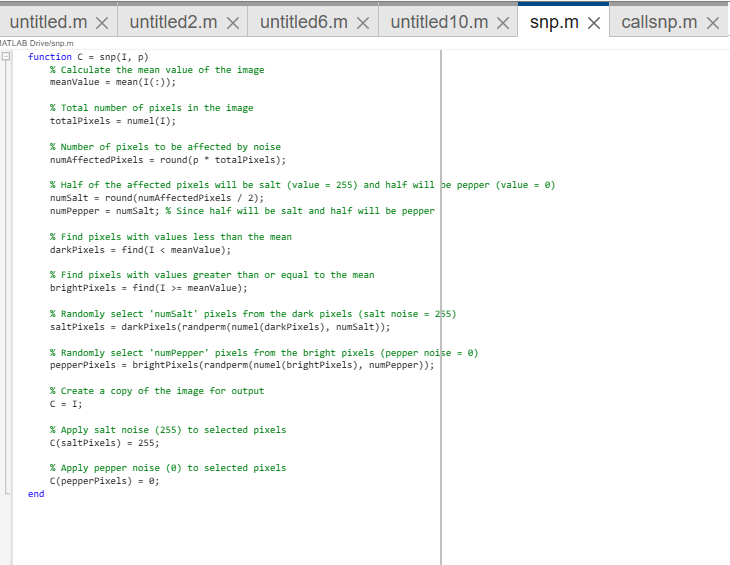 Adding Salt and Pepper Noise in Images Using MATLAB | by Rooman abdul latif | Medium