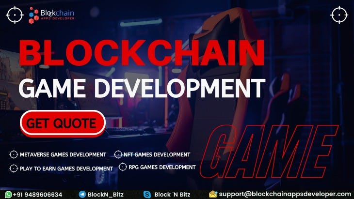 Blockchain Powered Metaverse NFT Game Development — BlockchainAppsDeveloper | by Ranbir kapoor ...