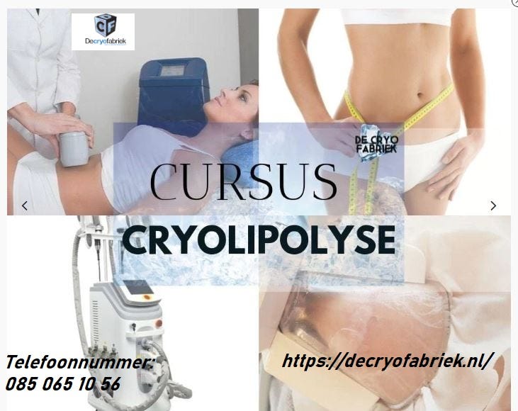 Opleiding cursus cryolipolyse — De cryo fabriek - Decryofabriek Nl - Medium