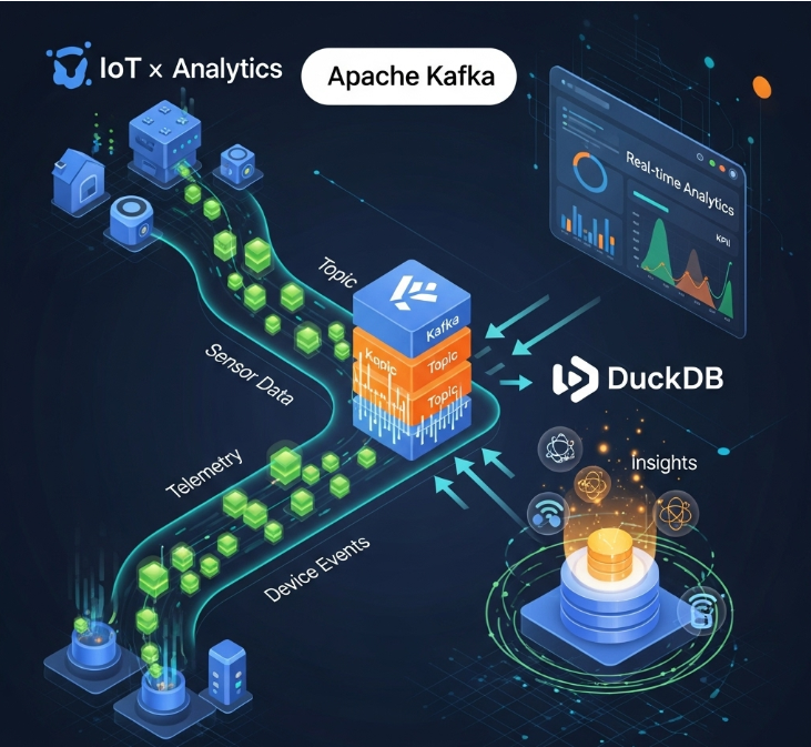 Building Real-Time IoT Analytics: Integrating DuckDB with Apache Kafka | by Dr. Shouke Wei | Sep ...