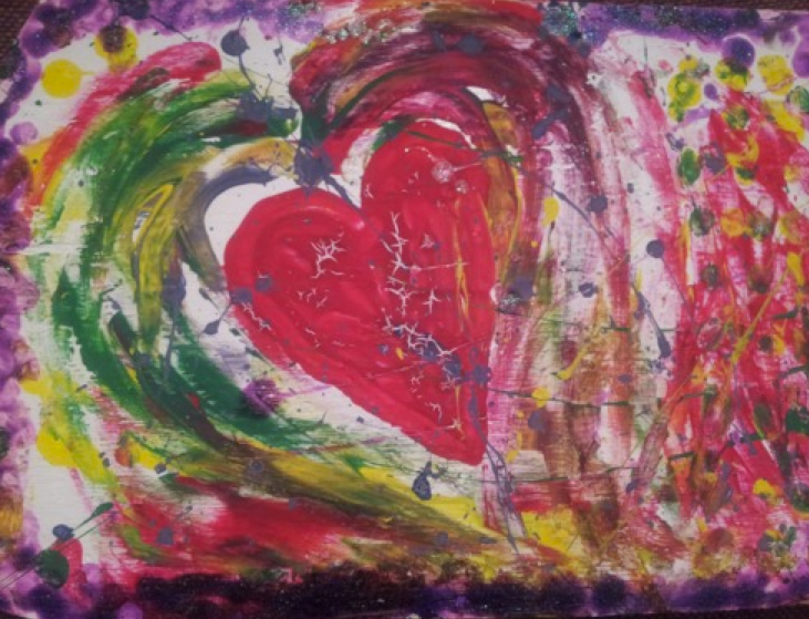 Painted Heart. A Love Note in a Timeless Battle | by T. Perini | Medium