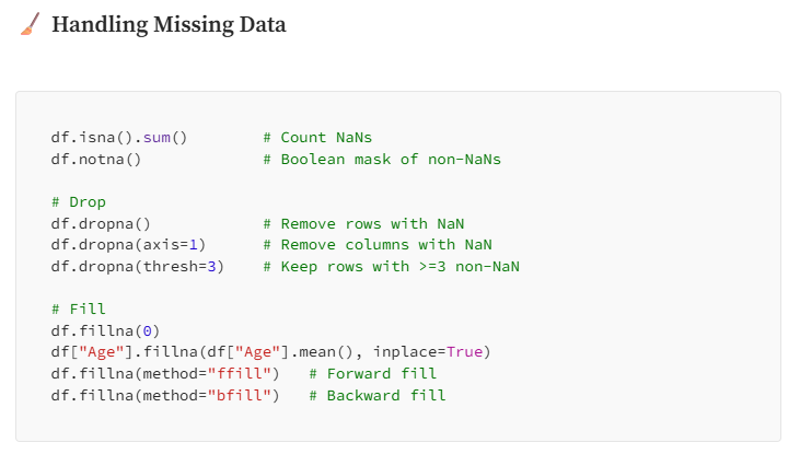 Data Cleaning Quick Reference Cheat Sheet | by Aman Kardam (PhD) | Level Up Coding