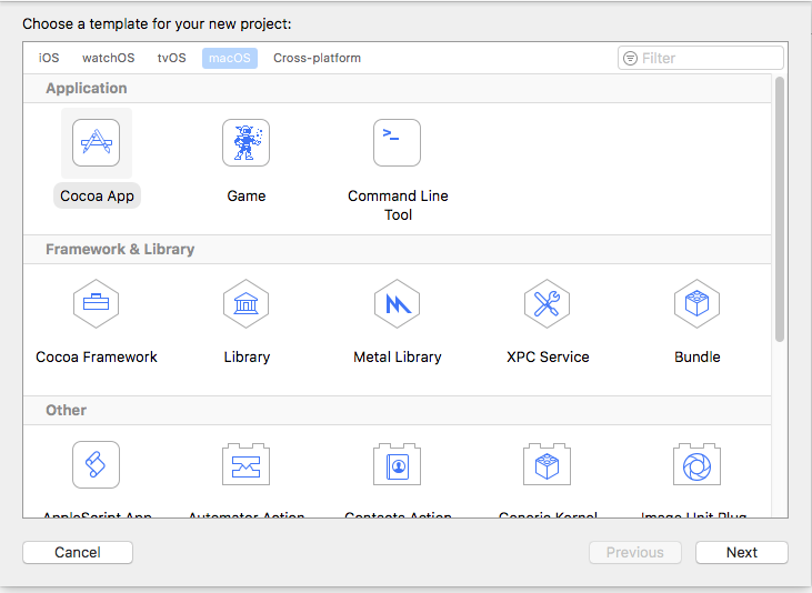 Cocoa App Begin Open Xcode File New Project By Jameskrauser Lee Medium