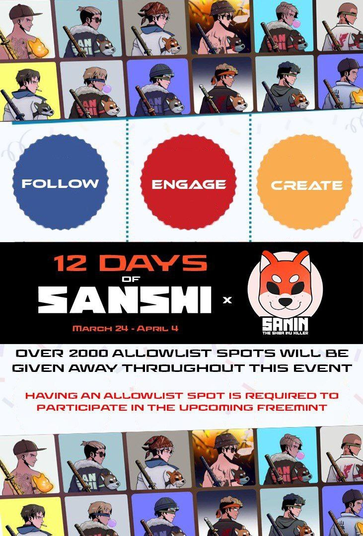 The 12 Days of SANSHI. SANSHI — The 1st NFT collection from… | by SANIN ...