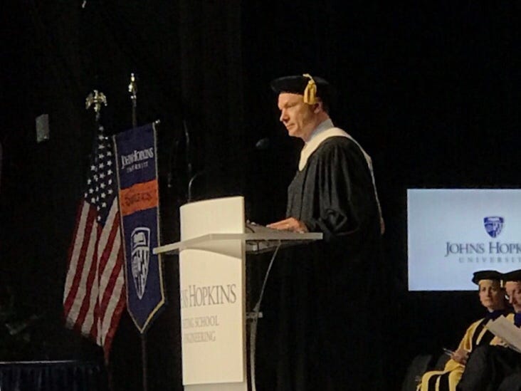 Johns Hopkins Whiting School of Engineering Commencement Speech | by ...