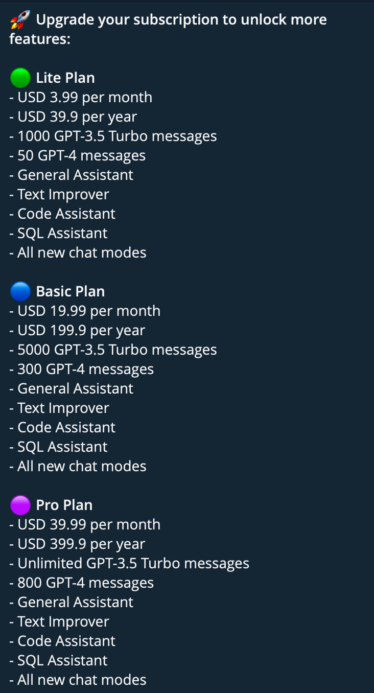 How to subscribe ‘Any GPT’ - Any GPT Bot - Medium