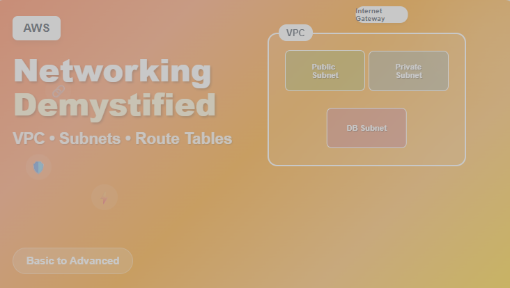 AWS Networking Demystified: VPC, Subnets, Route Tables Explained in Plain English | AWS in Plain ...
