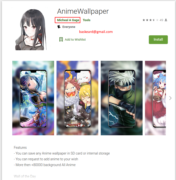 Anime Android Phone