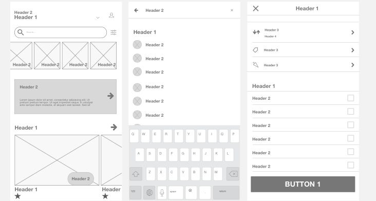 Wireframing challenge. Wireframes give a simple visual… | by margaux julien | Medium