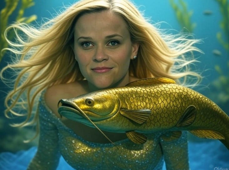 From Reese Witherspoon’s Man to The Golden Catfish | by Skip Press ...