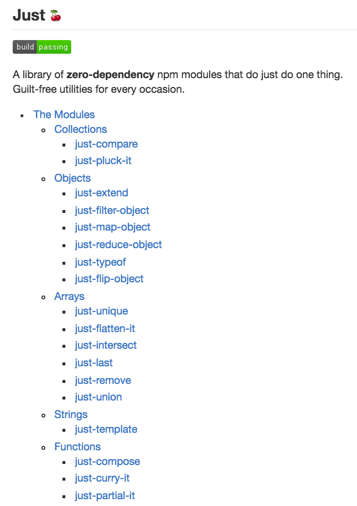 Why I wrote Just.. The Zen of Dependency-Free Modules. | by Angus Croll ...
